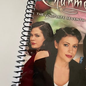 Charmed Season Seven TV Show DVD Upcycled Spiral Bound Notebook Vintage ...