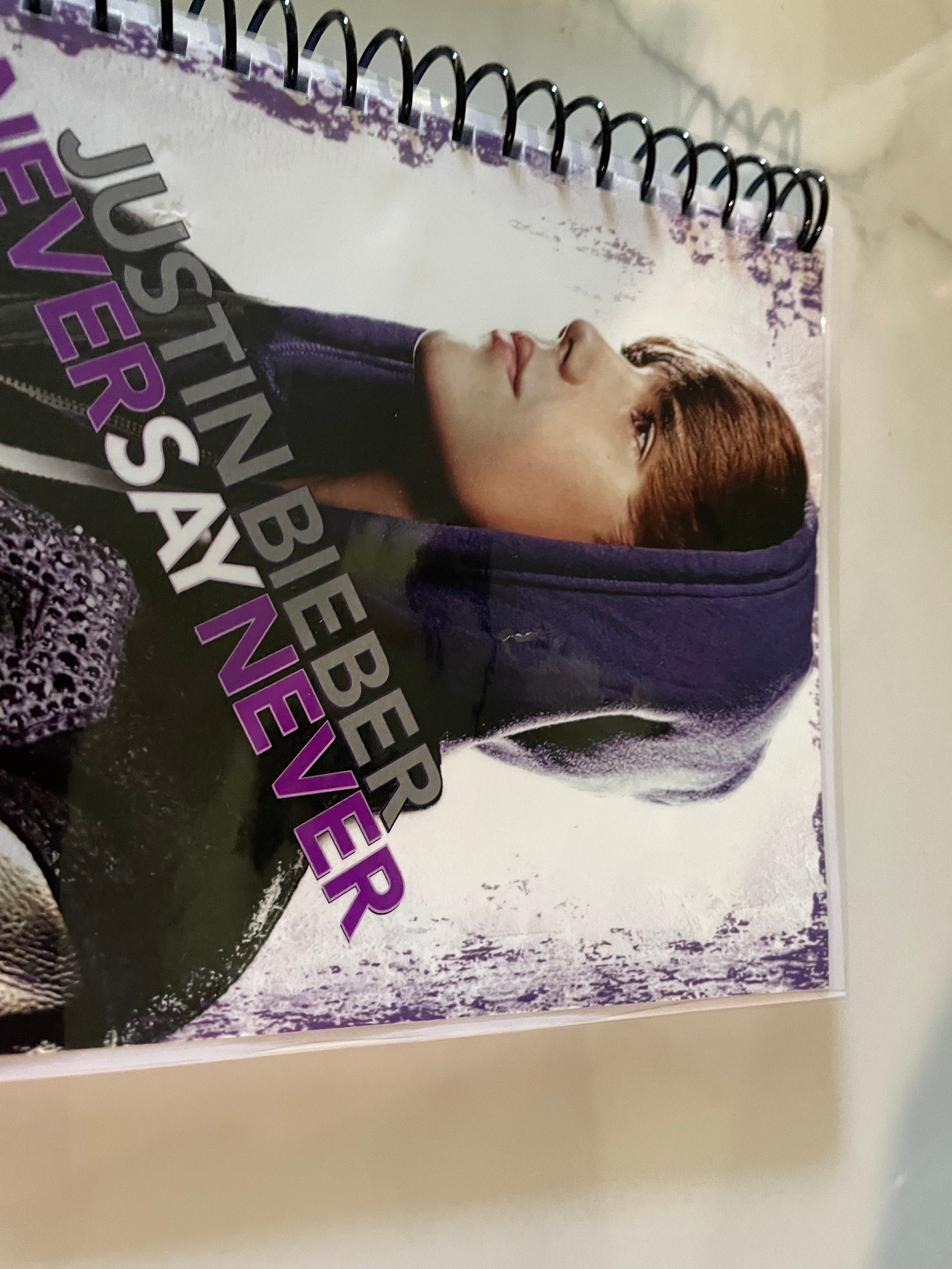 Justin Bieber Never Say Never Concert Music Movie DVD Upcycled Spiral ...