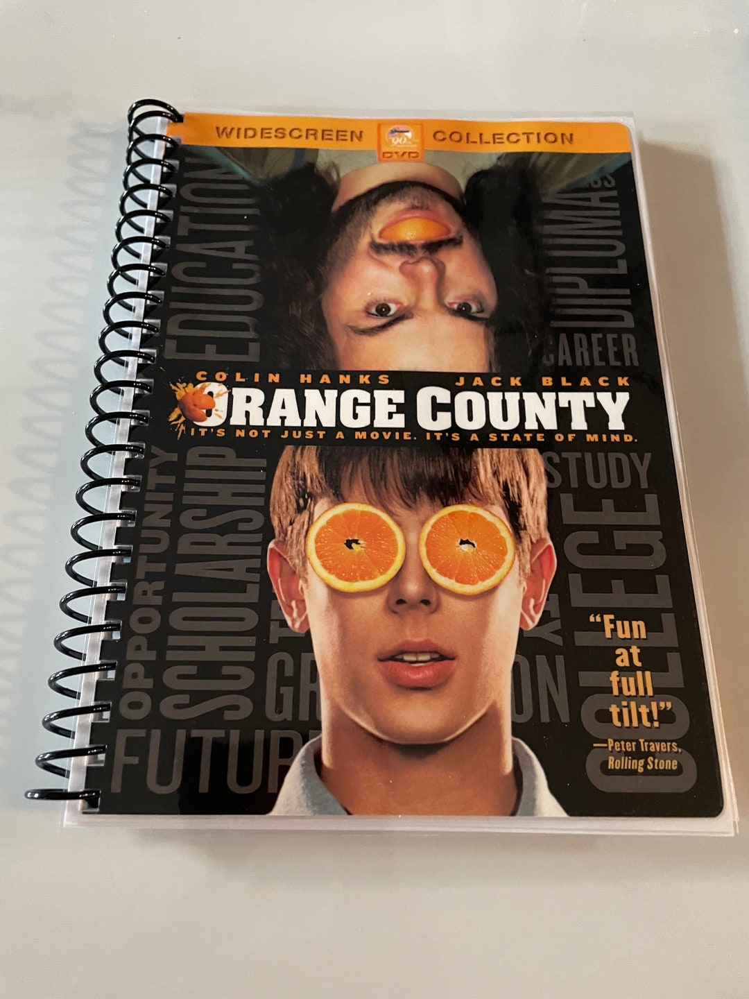 Orange County Movie Jack Black Colin Hanks 2002 DVD Upcycled Spiral ...
