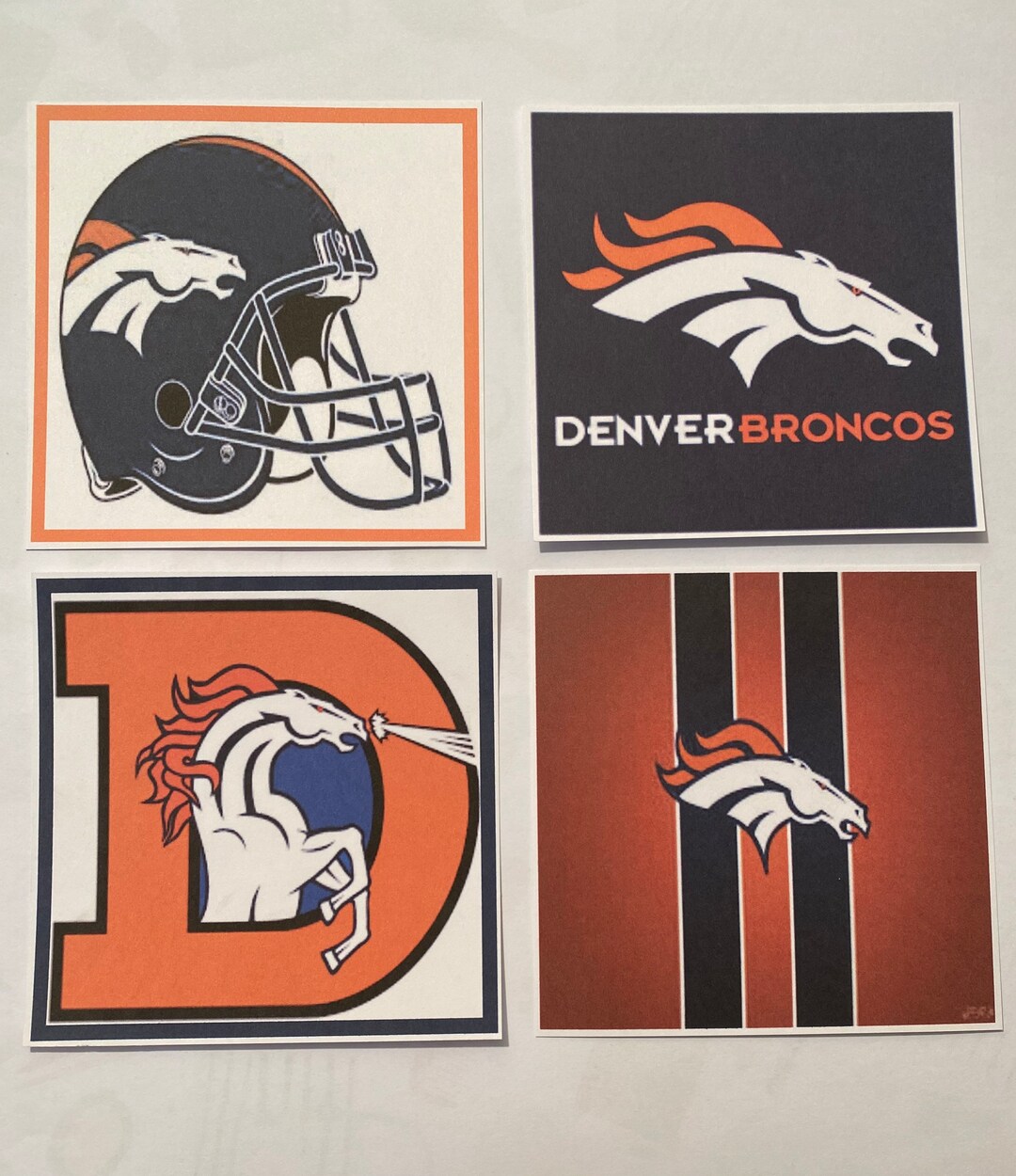 Denver Broncos Themed Coasters - Etsy