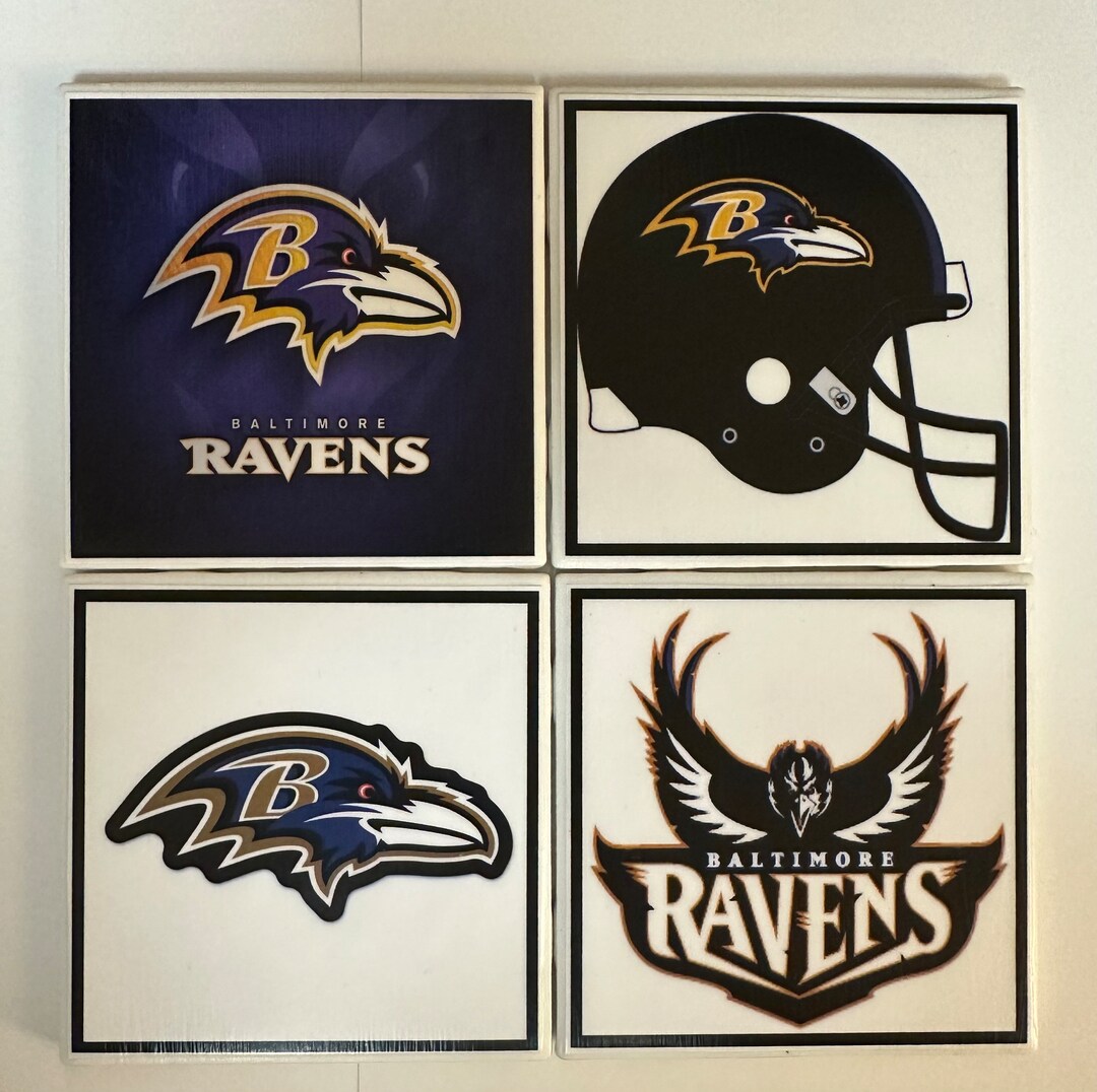Baltimore Ravens Themed Coasters - Etsy