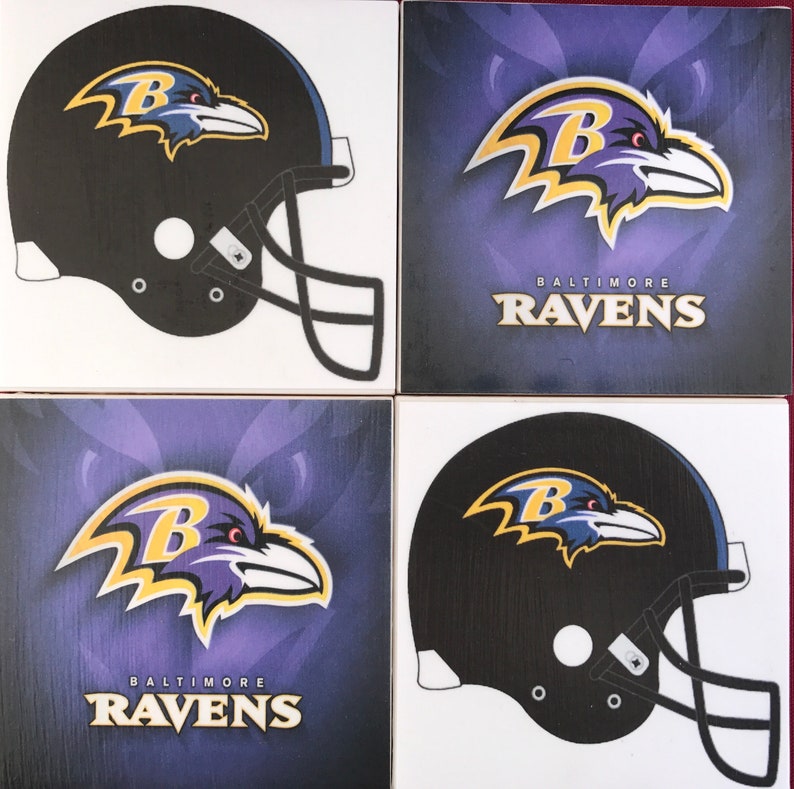 Baltimore Ravens Themed Coasters - Etsy