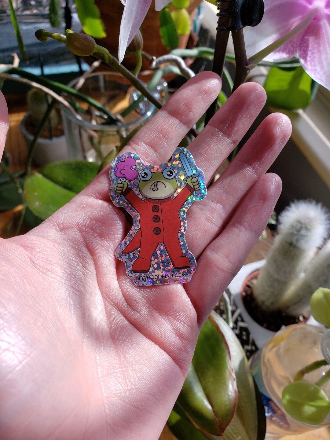 Stabby Centaurworld Holographic Sticker - Etsy