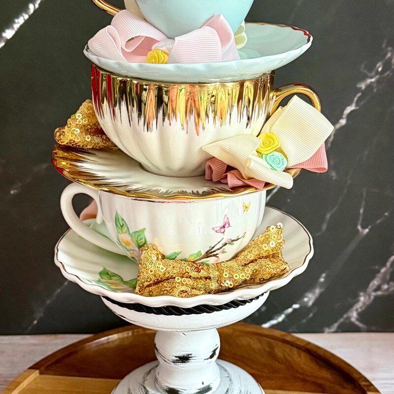 Teacup Centerpiece - Etsy