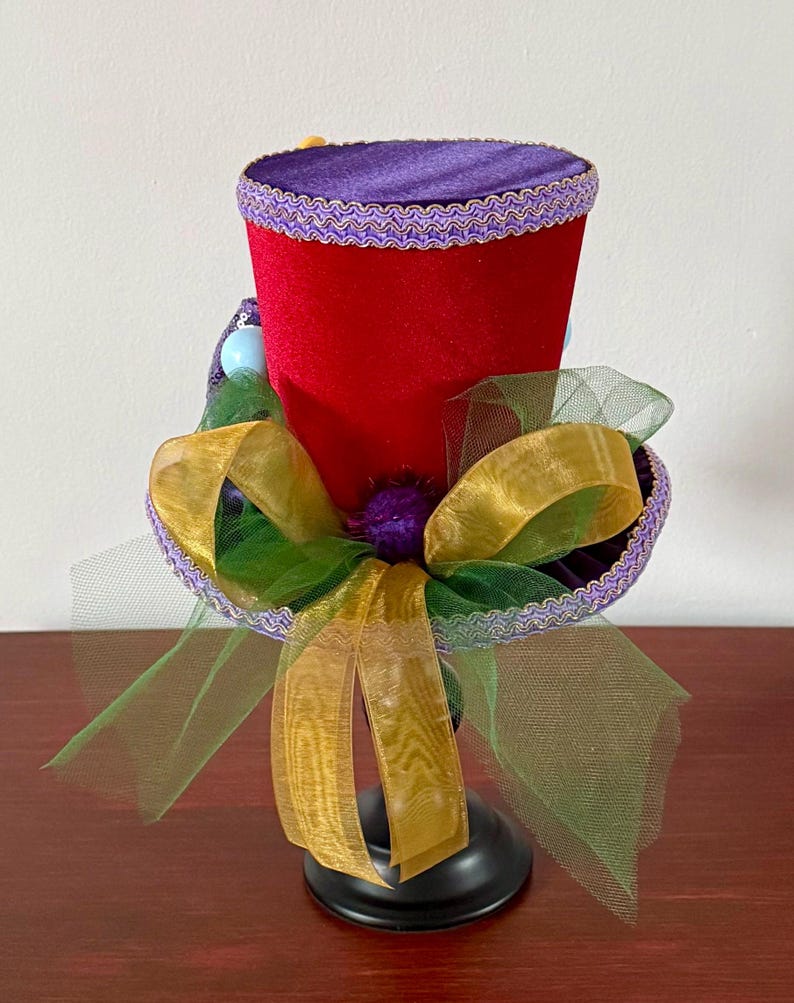 Willy Wonka Inspired Top Hat Centerpiece + Candlestick (6-12” Tall ...