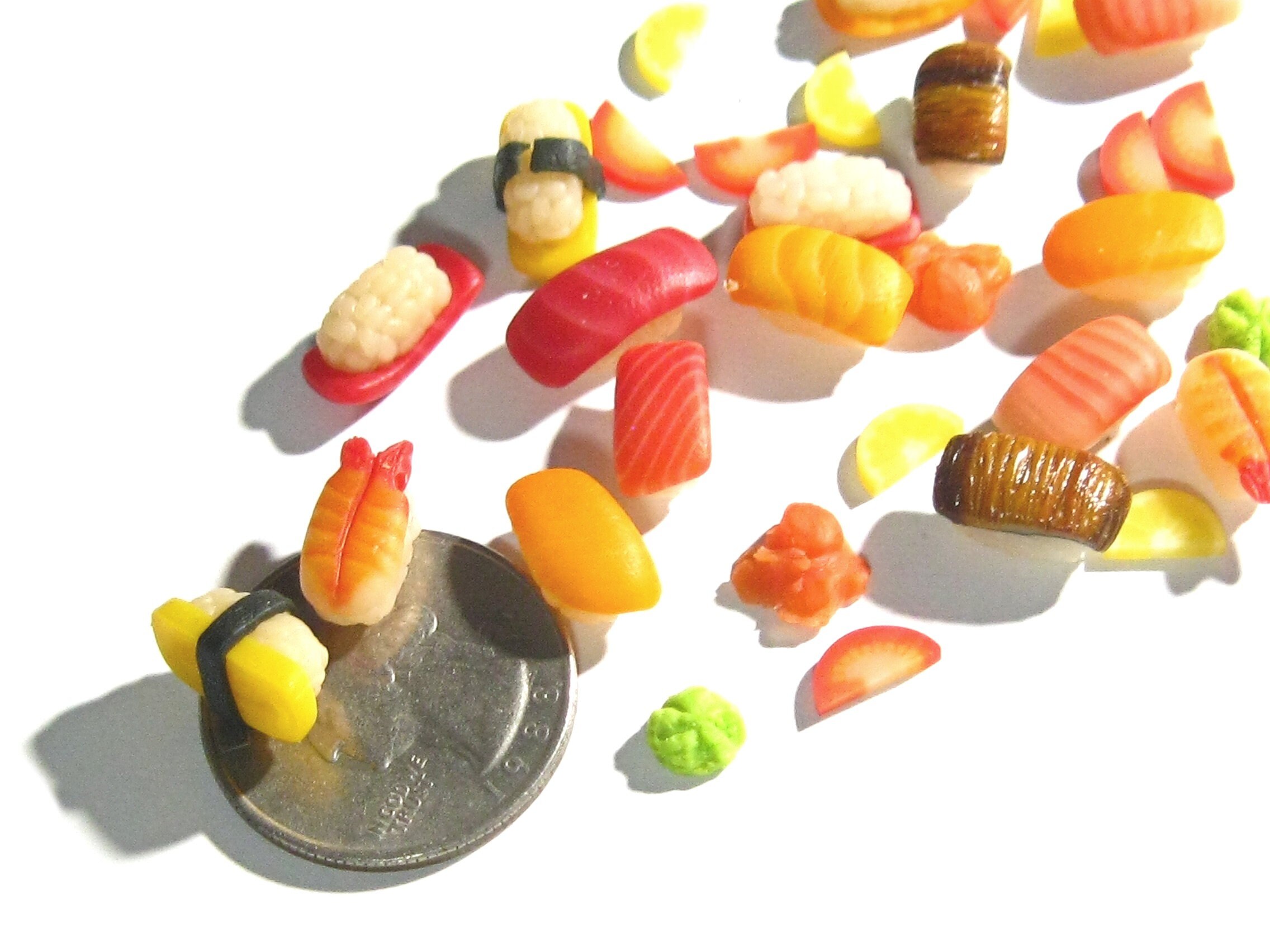 Mini Nigiri Sushi Set - 30pc - 1/6 Scale - Etsy