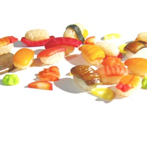 Mini Nigiri Sushi Set - 30pc - 1/6 Scale - Etsy