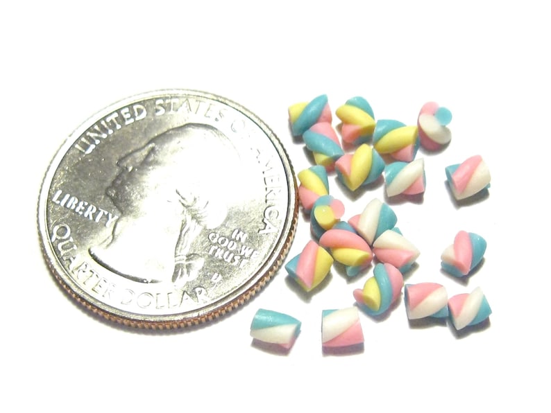 Miniature Marshmallow Swirl Mix 20pcs - Etsy