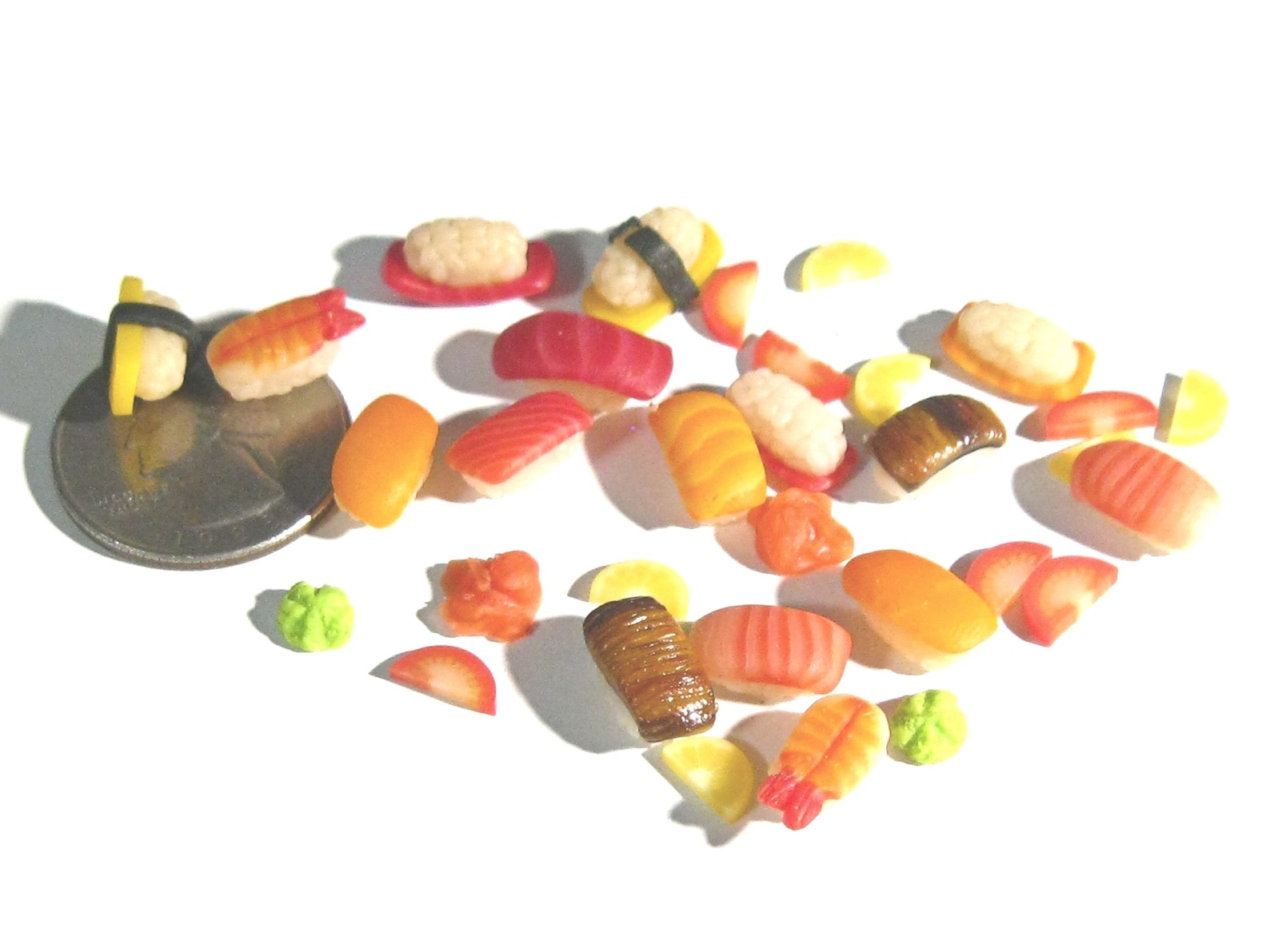 Mini Nigiri Sushi Set - 30pc - 1/6 Scale - Etsy