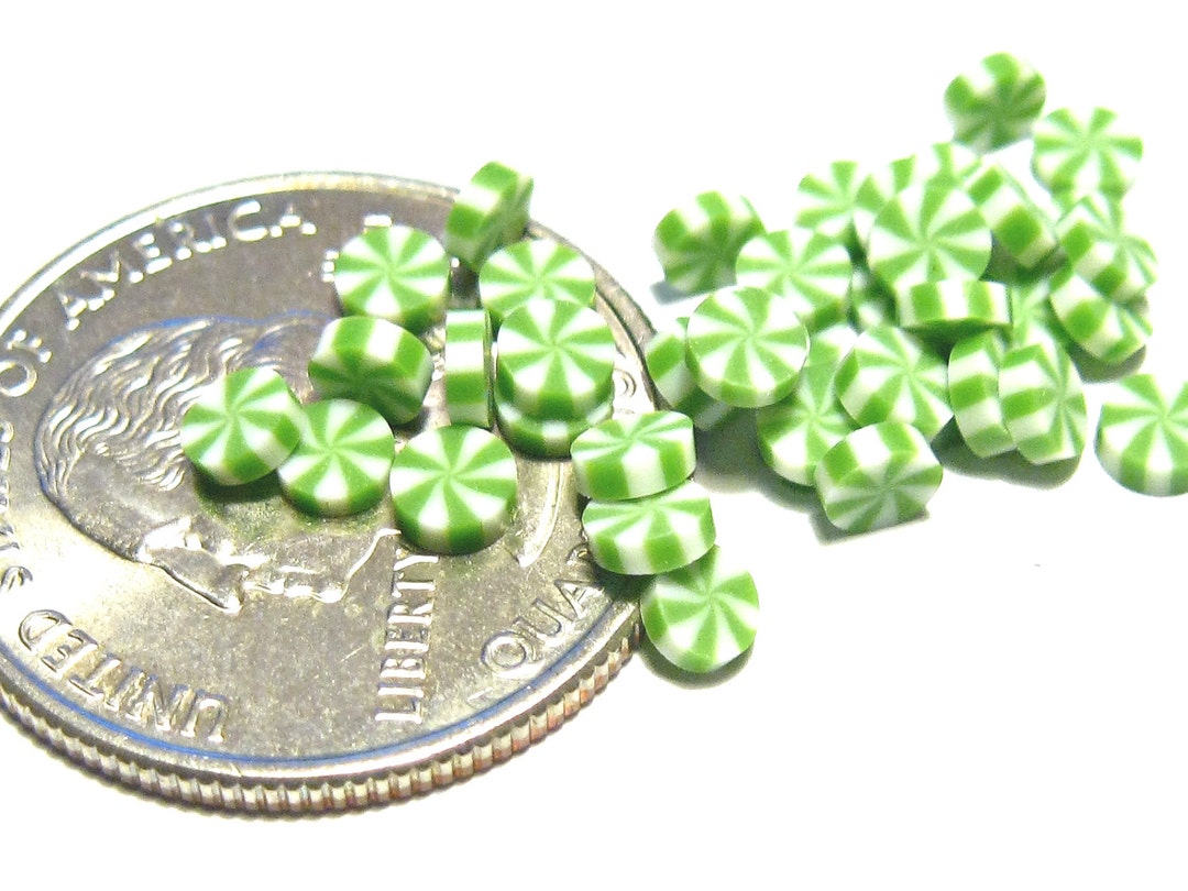 Green Peppermint Swirl Candies 30pcs - Etsy