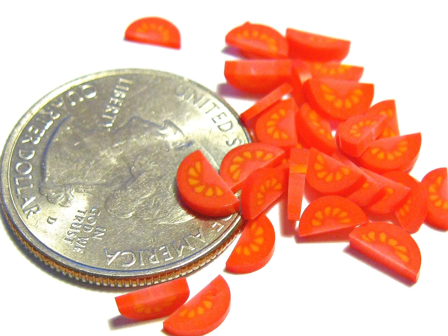 Tomato Wedges 25pcs v2 | Etsy