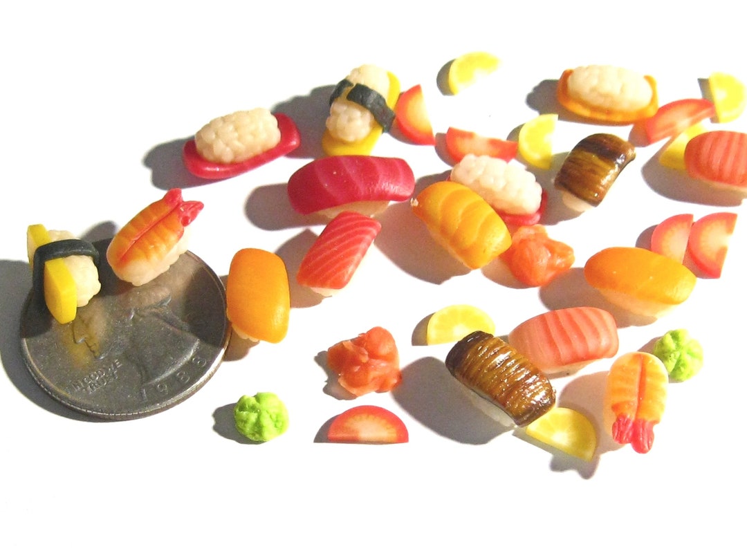 Mini Nigiri Sushi Set - 30pc - 1/6 Scale - Etsy