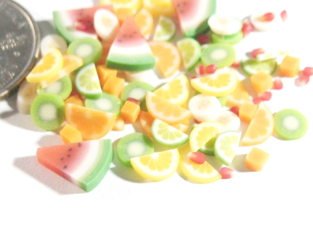 Yummy Fruit Slice Mix 90pcs - Etsy