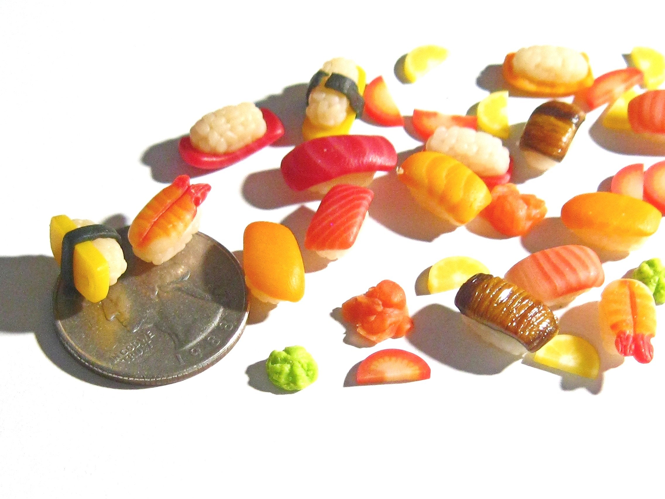 Mini Nigiri Sushi Set - 30pc - 1/6 Scale - Etsy