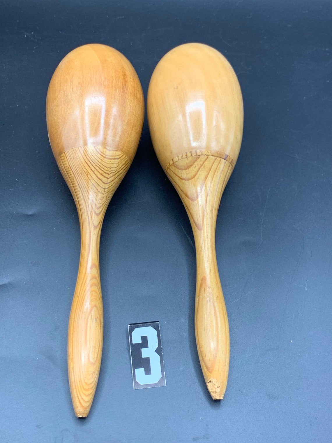 Vintage Maracas Hand-made Maracas With Wooden Handle and Hand - Etsy