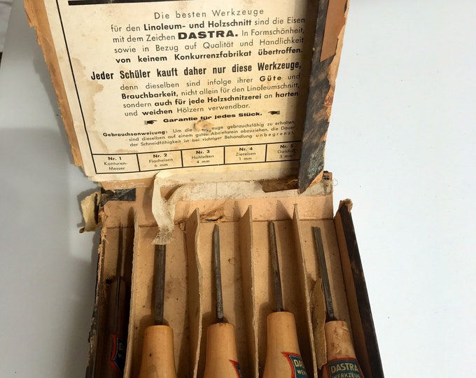 Woodcraft Tools, Dastra German Made Tools, Dastra Linoleum Schnizer ...