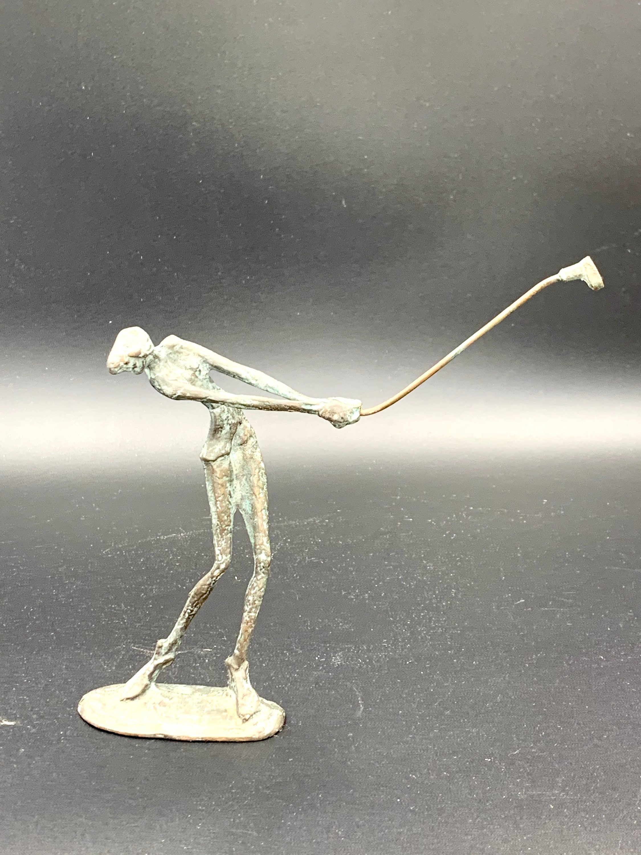 Bronze Golf SculptUre Golf Game Golf Player Gifts For Him | Etsy