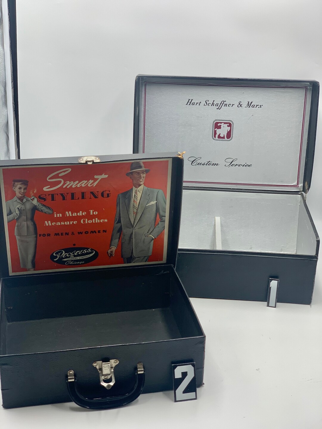 Vintage Salesman Sample Box, or Retail Store Display Boxes From Hart ...