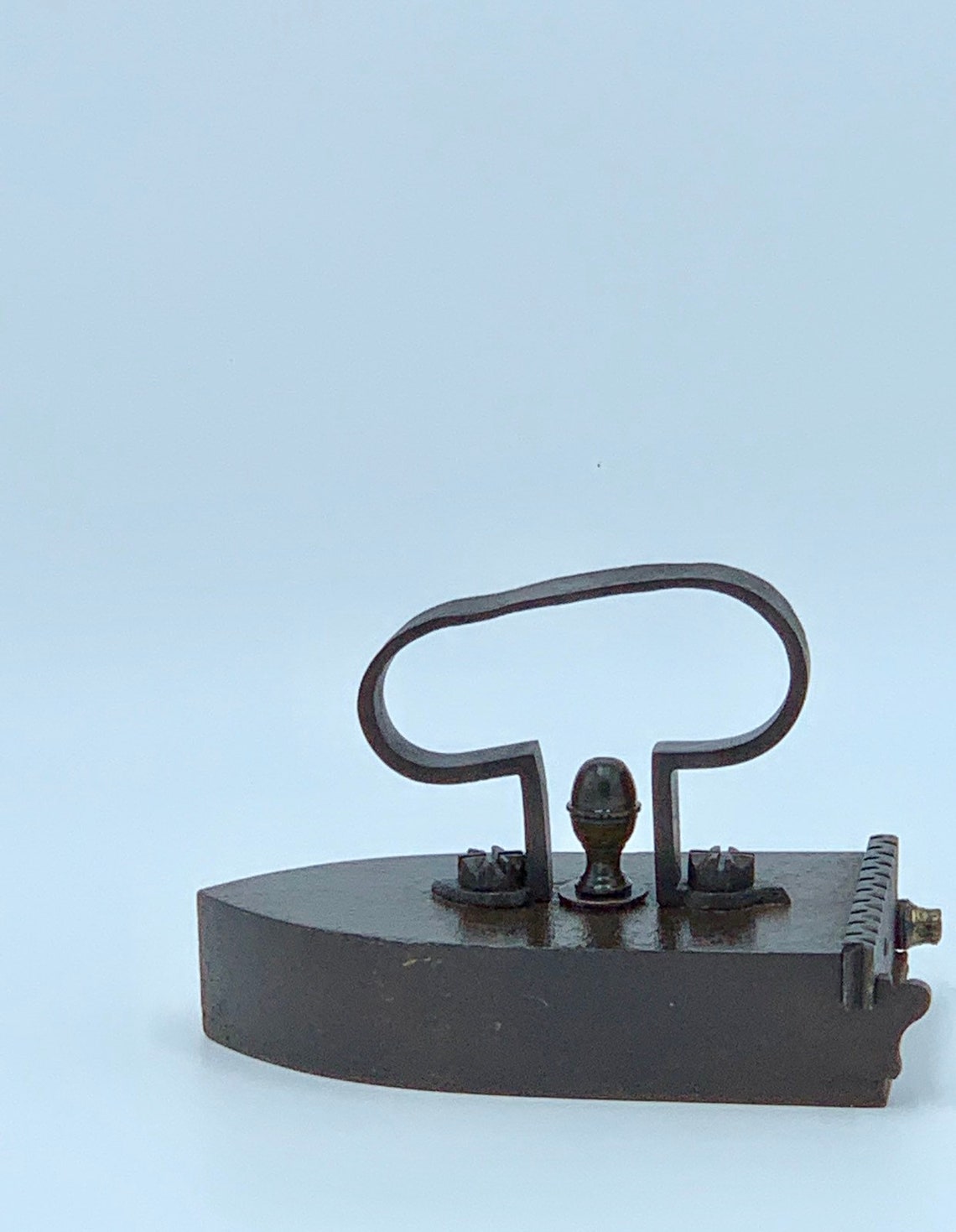 Vintage Stone Iron Heavy Cast Metal European Press Iron Late | Etsy