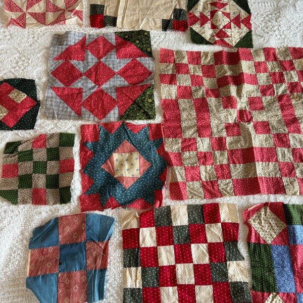 Antique Quilt Blocks - Etsy