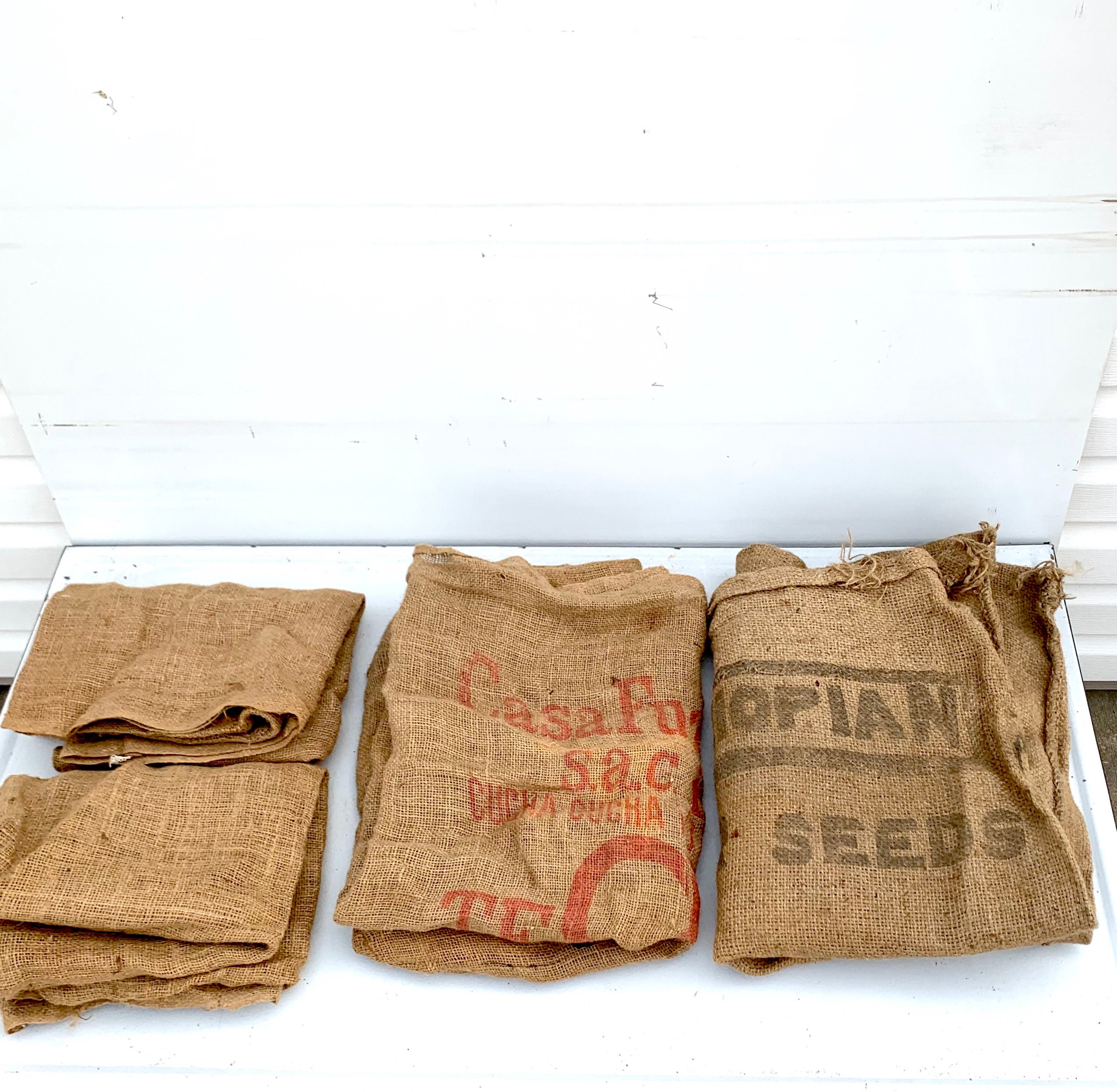 Plain Burlap Sack Agricultural & Farm Salvage Jewelry Making & Beading ...