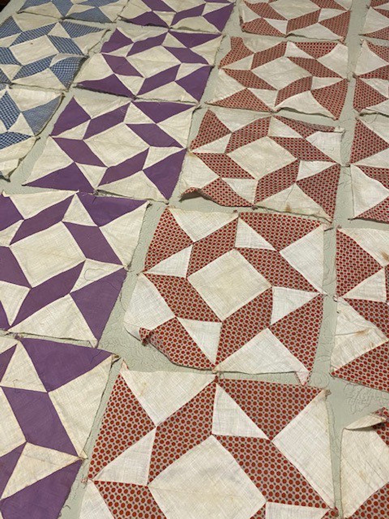 Quilt Blocks Vintage Hand Made Blocks for Quilting Sewing - Etsy