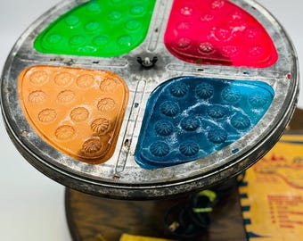 Vintage Penetray Motorized 9" Color Wheel Made in Usa/vintage Christmas ...