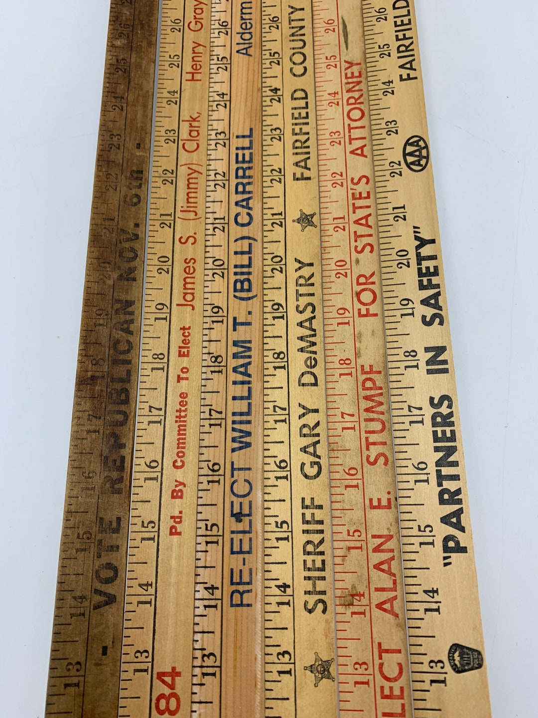Political Yardsticks, Wood Measuring Sticks, Vote Republican ...