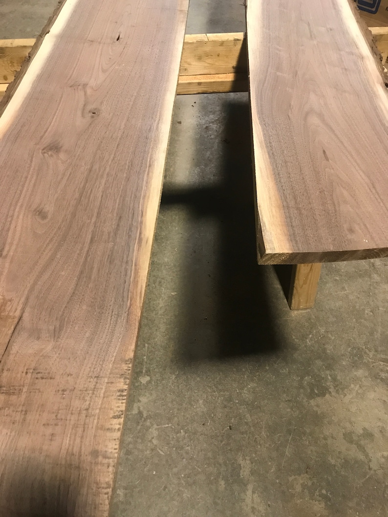 Walnut Wood Slabs Live Edge Cherry Maple and Walnut Amd Maple - Etsy