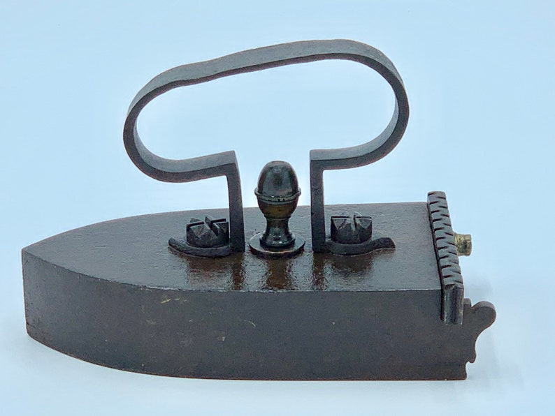 Vintage Stone Iron Heavy Cast Metal European Press Iron Late | Etsy