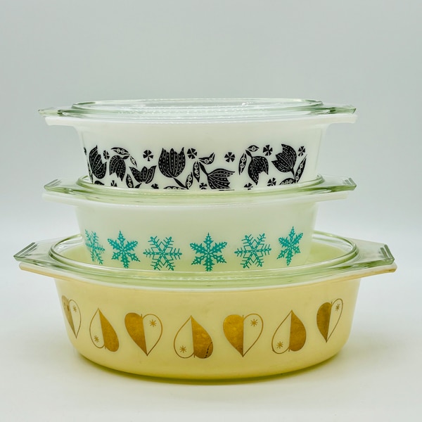 Pyrex Golden Tulip - Etsy