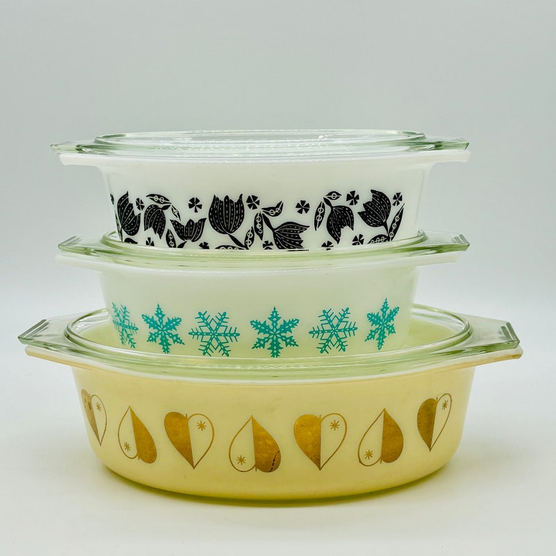 Pyrex Golden Tulip - Etsy