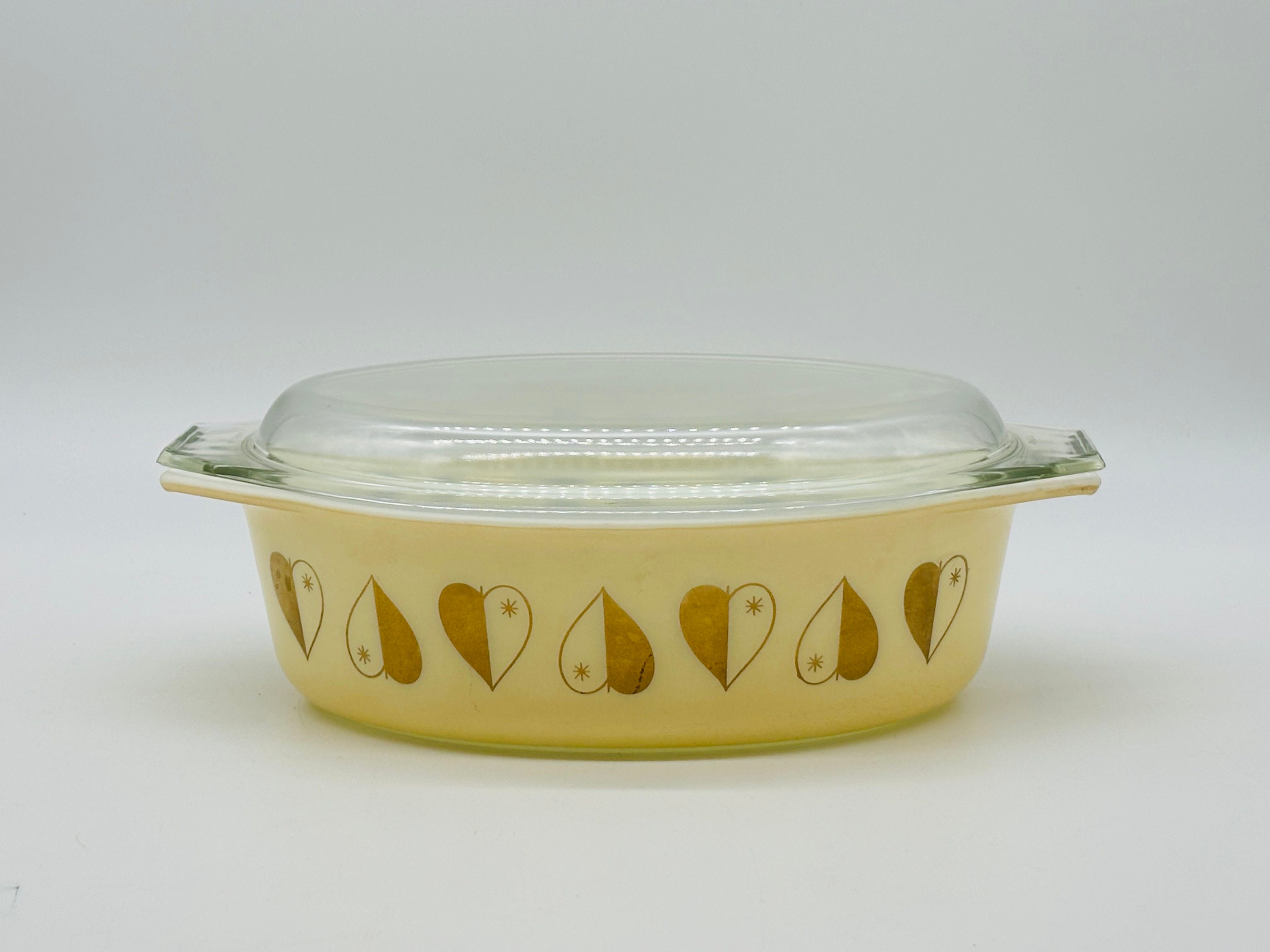 Pyrex Casserole Dish, Black Tulip, Blue Snowflake, Golden Hearts ...