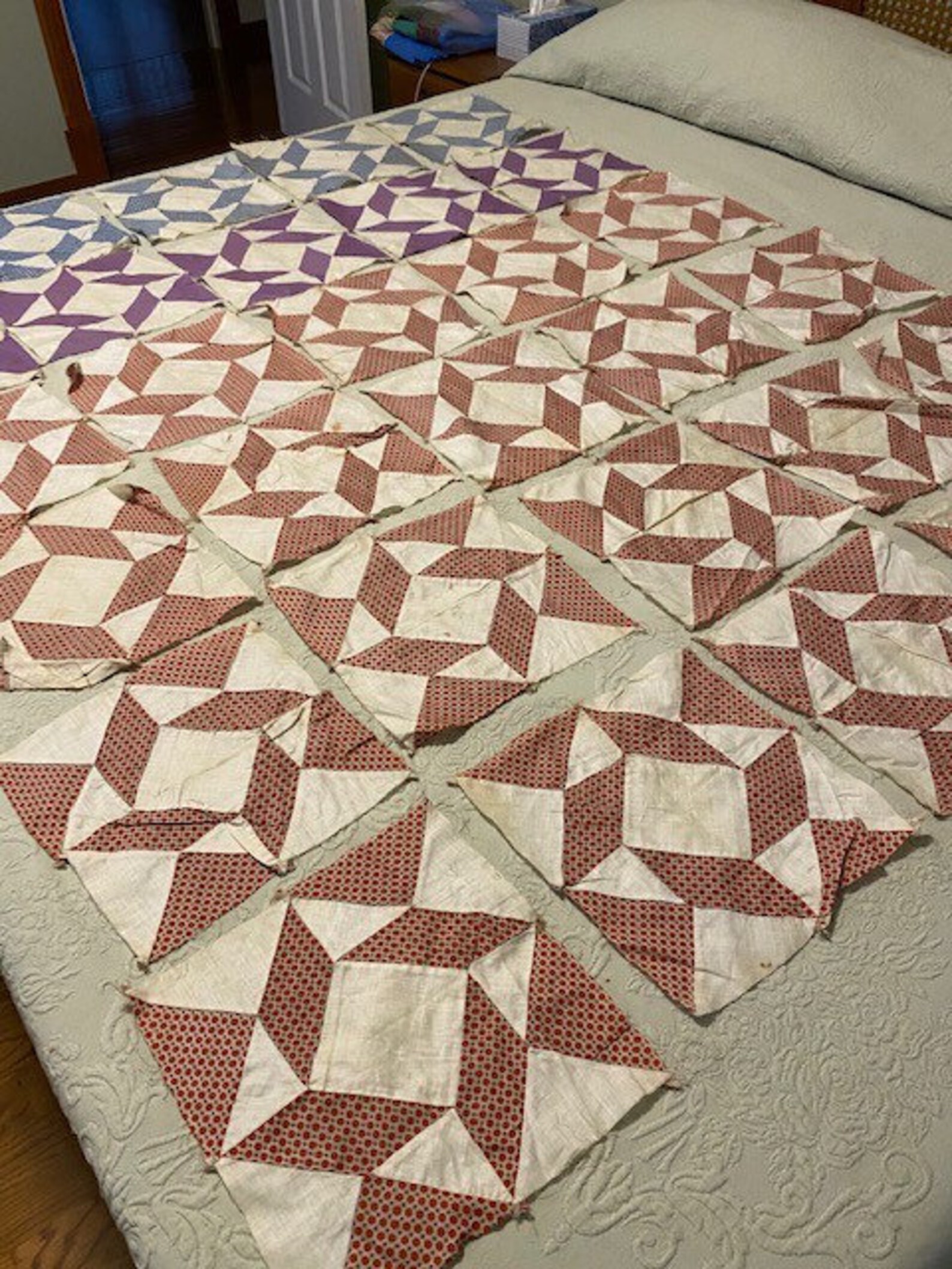 Quilt Blocks Vintage Hand Made Blocks for Quilting Sewing - Etsy