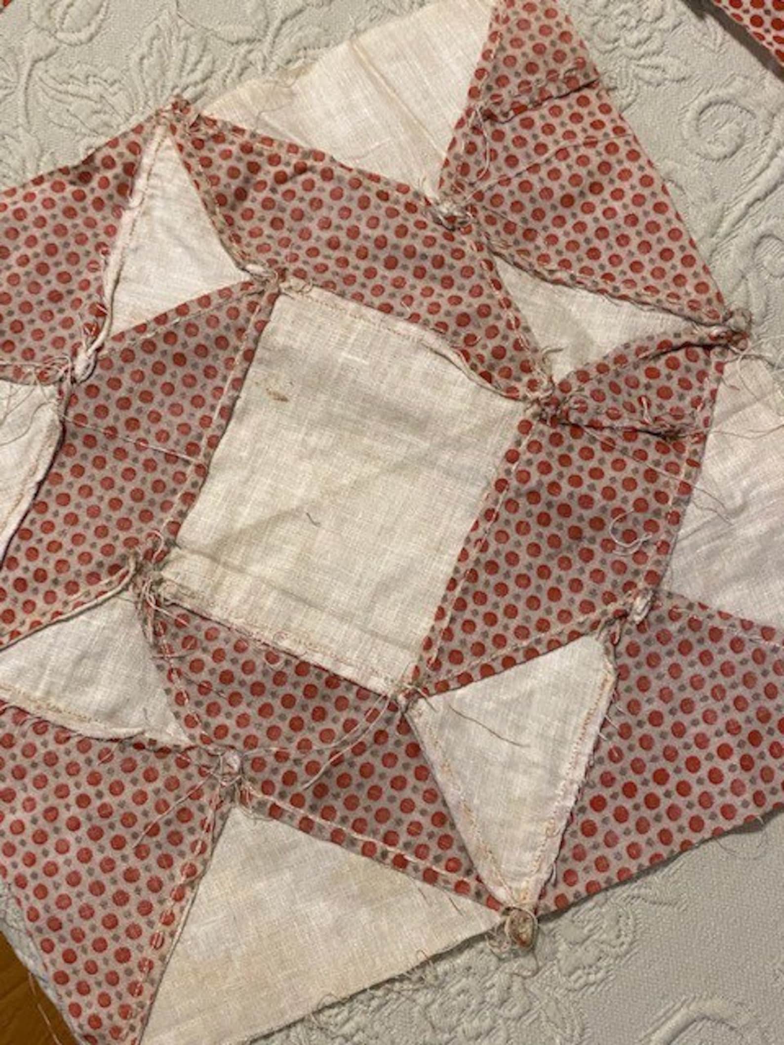Quilt Blocks Vintage Hand Made Blocks for Quilting Sewing - Etsy