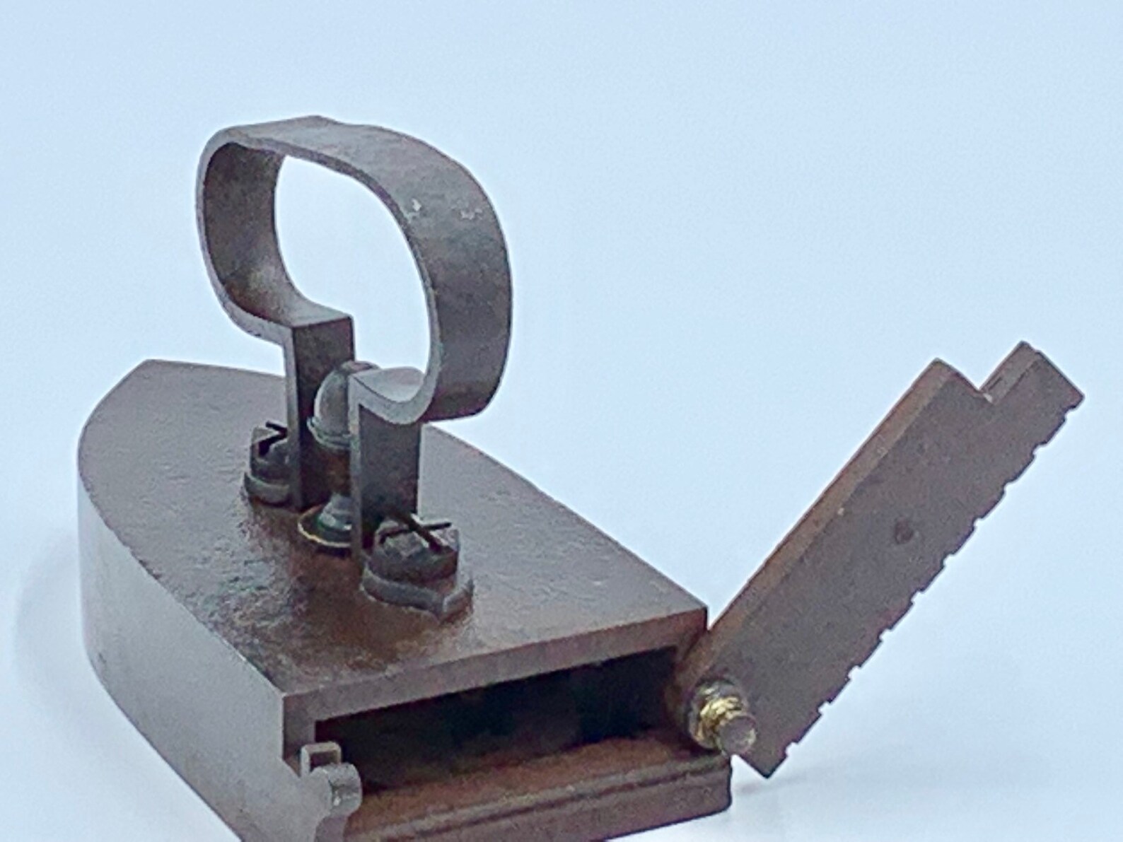 Vintage Stone Iron Heavy Cast Metal European Press Iron Late | Etsy