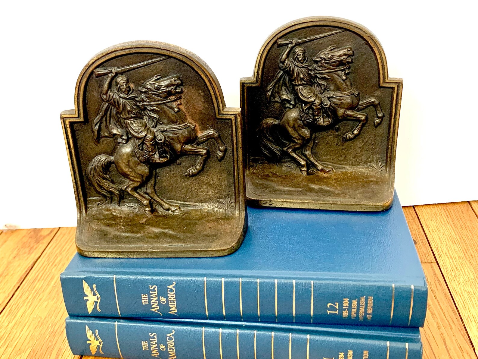 Bookend Hubley 314 Bookends Arabian Horse and Rider | Etsy