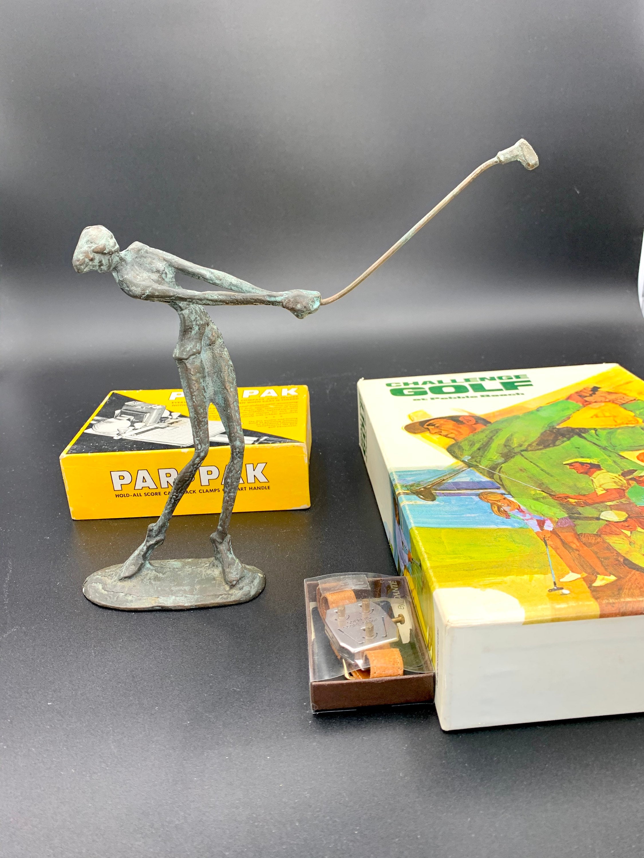 Bronze Golf SculptUre Golf Game Golf Player Gifts For Him | Etsy