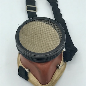 Antique Gas Mask, Military Issue Gas Mask, Rare Coal Miner Mask ...