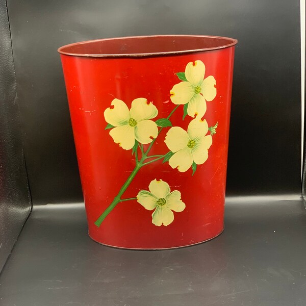 Vintage Trash Can - Etsy