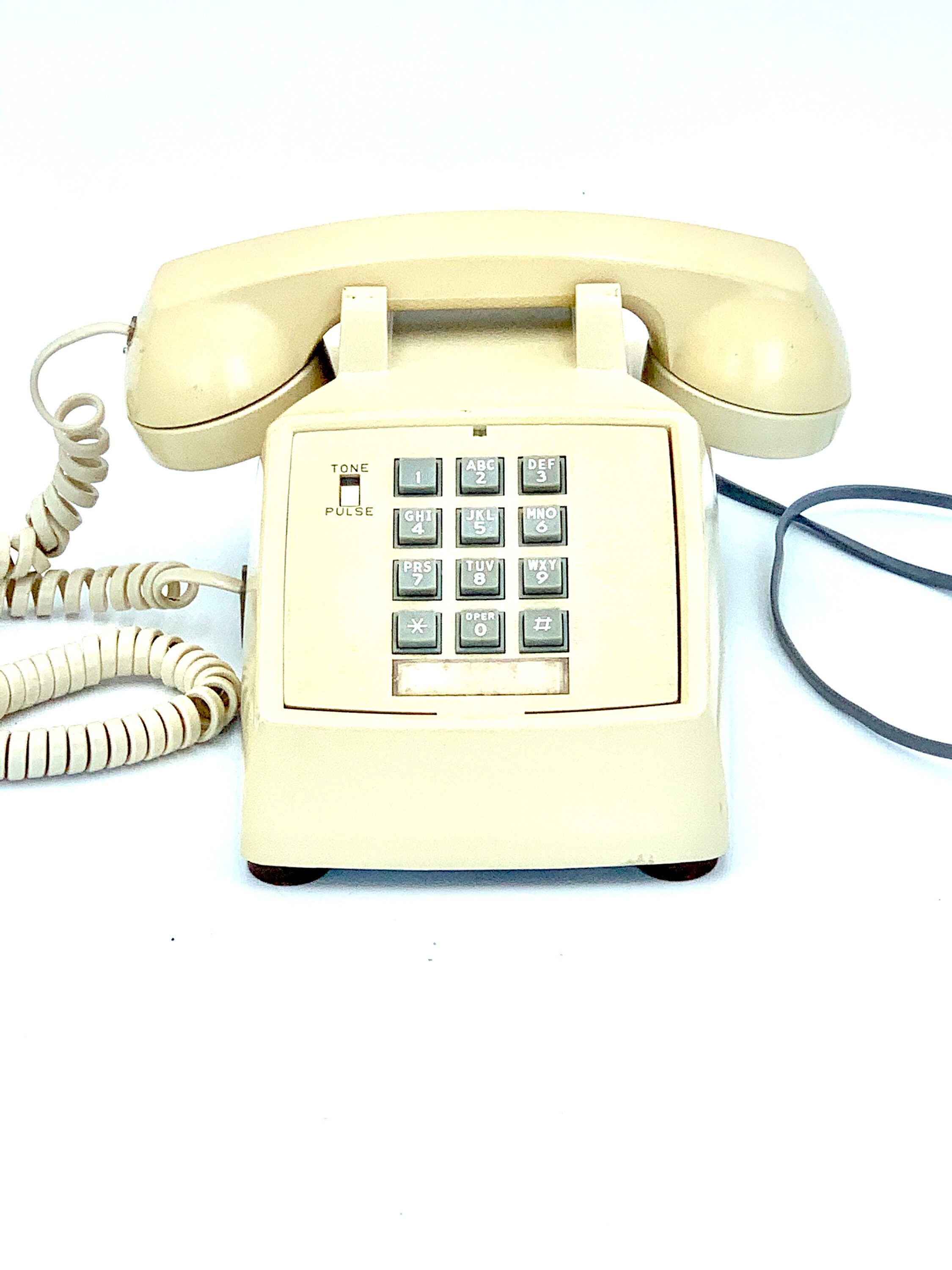 Retro Dial Telephone Vintage Tech Rotary Dial Desk Phone | Etsy