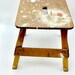 Vintage Wood Stool Painters Step Stool Small Bench Hand - Etsy