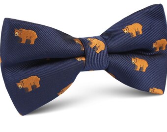 Bear with bow tie | Etsy