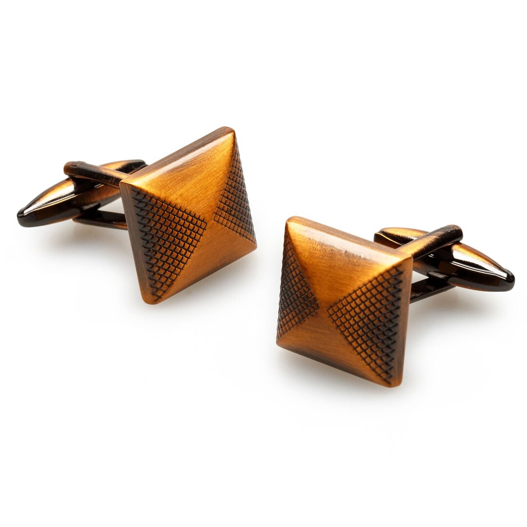 King Tut Antique Copper Cufflinks - Etsy