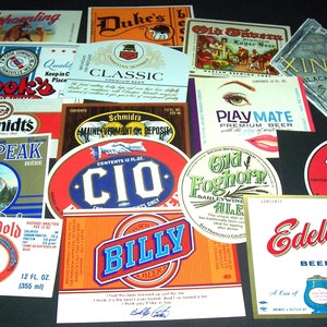Large Lot of Unused Vintage Beer Labels - Etsy