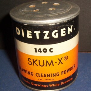 Vintage Container of Skum-x Drawing Cleaning Powder - Etsy