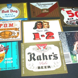 Large Lot of Unused Vintage Beer Labels - Etsy