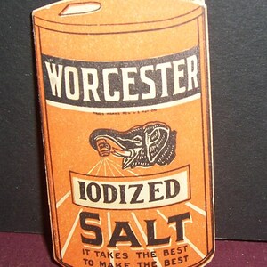 Vintage Worcester Salt Advertising Needle Book - Etsy