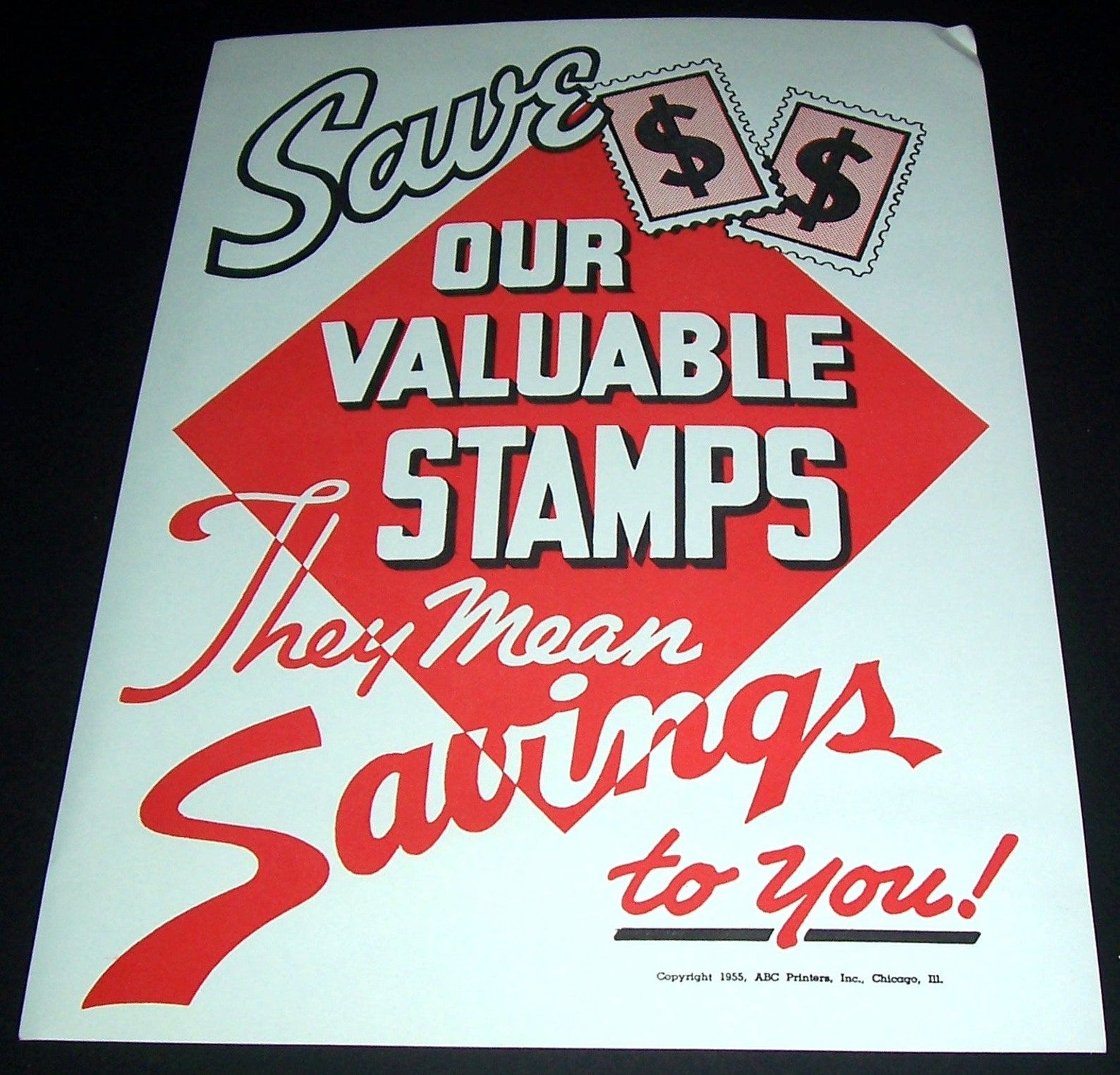 4 Different 1950s Store Trading Stamps Signs - Etsy
