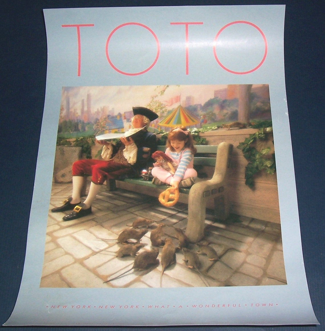 1988 Toto Photographer Satiric Poster, New York - Etsy